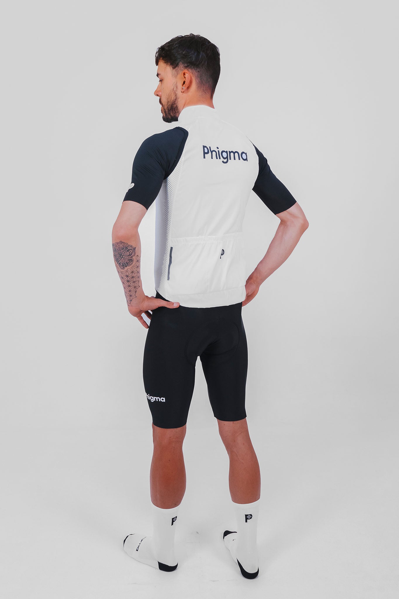 Chaleco Hombre Blanco – Phigma Cycling